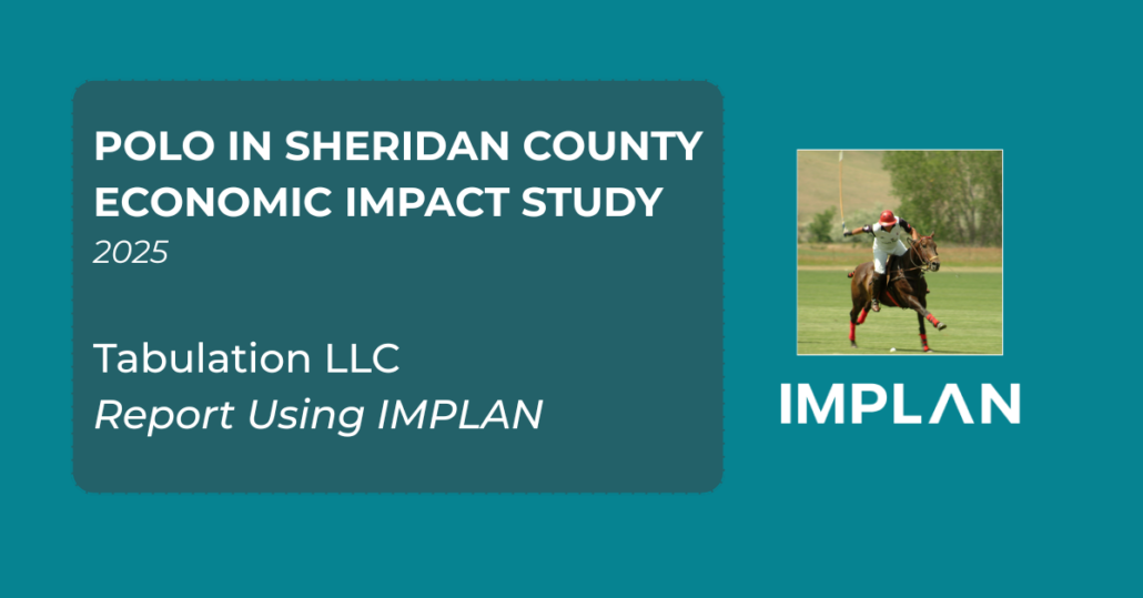 Economic Impact Analysis Reports Using IMPLAN
